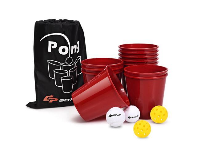 Click here for Costway Yard Pong Giant Pong Game Set Carry Bag Ou... prices