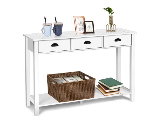 Click here for Costway 47 Console Table Hall Table Side Desk Acce... prices