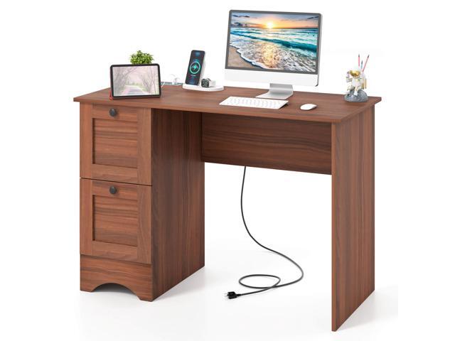 Click here for Costway 43 Home Office Desk with Charging Station... prices