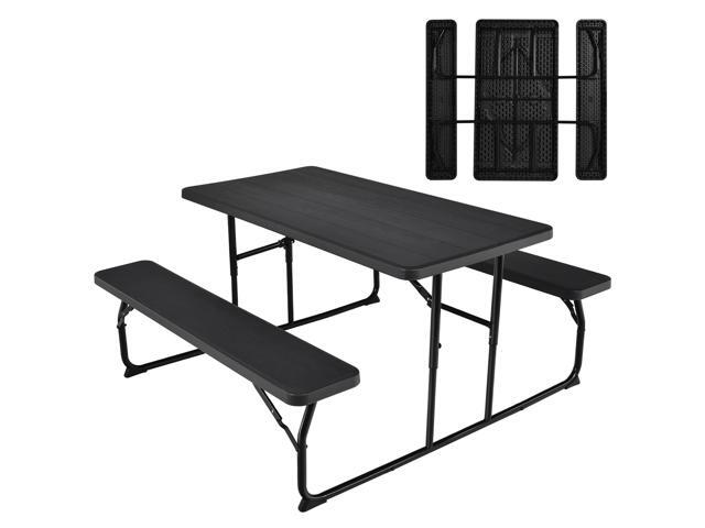 Click here for Costway Foldable Picnic Table Bench Set Outdoor Ca... prices