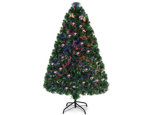 Click here for Costway 4Ft Pre-Lit Fiber Optic PVC Christmas Tree... prices