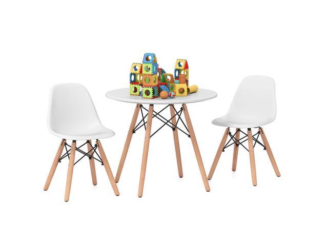 Click here for Kids Mid-Century Modern Dining Table Set Round Tab... prices