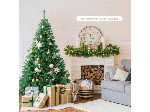 Click here for Costway 6FT PVC Christmas Tree 1000 Tips Hinged So... prices