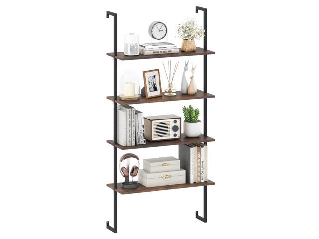 Click here for Costway 4-Tier Ladder Shelf Bookshelf Industrial W... prices