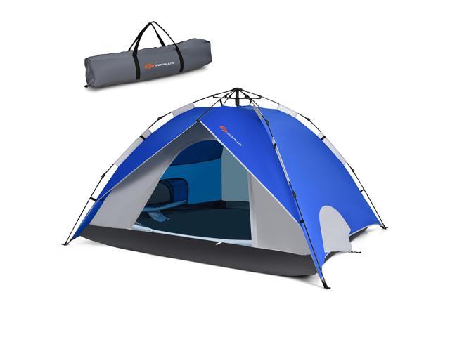 Click here for Goplus 4 Person Instant Pop-up Camping Tent 2-in-1... prices