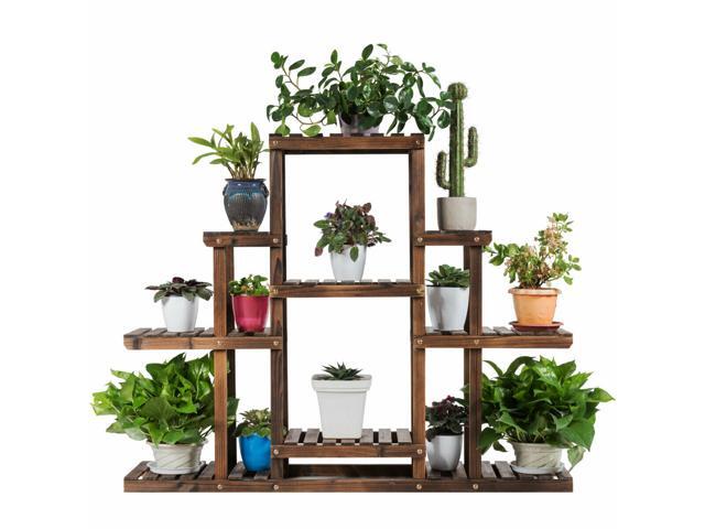 Click here for 6-Tier Flower Wood Stand Plant Display Rack Multif... prices