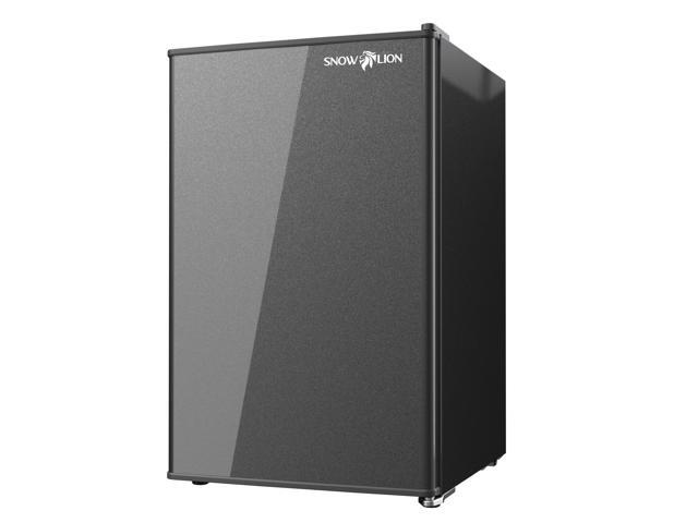 SnowLion Premium 65L Solid Door 2.3 Cu.ft. Freestanding Under-Counter Mini Fridge in Black