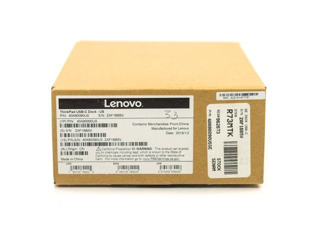 Click here for New Lenovo ThinkPad USB-C Dock 40A9 DK1633 Laptop... prices