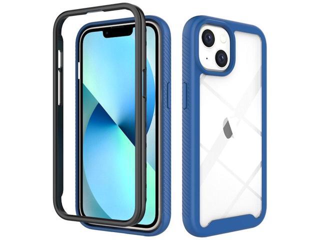 Click here for Transparent Hybrid Case for iPhone 14 - Blue prices