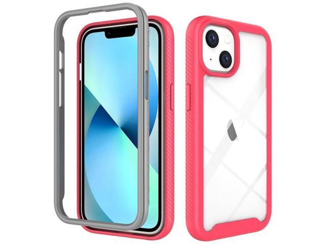 Click here for Transparent Hybrid Case for iPhone 14 - Pink prices