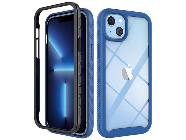 Click here for Transparent Hybrid Case for iPhone 14 Plus - Blue prices