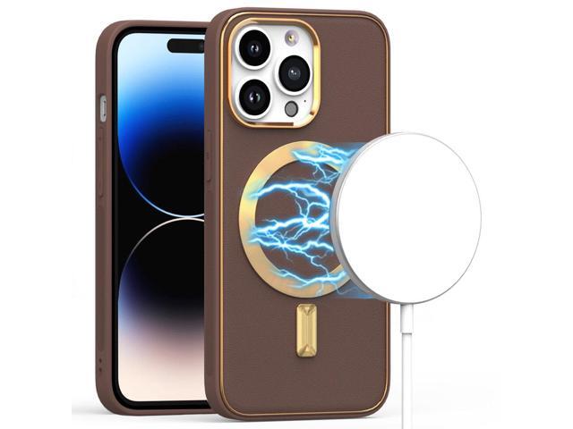 Click here for MagSafe Compatible Leather Hybrid Case for iPhone... prices