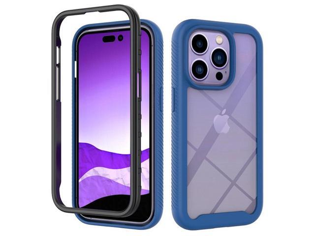 Click here for Transparent Hybrid Case for iPhone 14 Pro - Blue prices