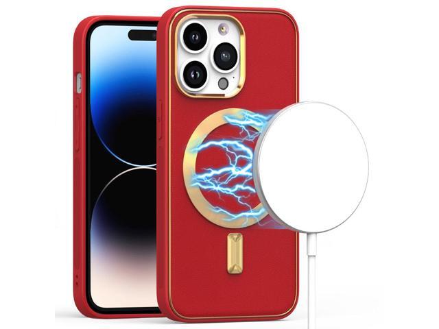 Click here for MagSafe Compatible Leather Hybrid Case for iPhone... prices