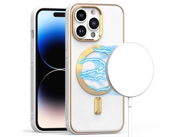 Click here for MagSafe Compatible Leather Hybrid Case for iPhone... prices