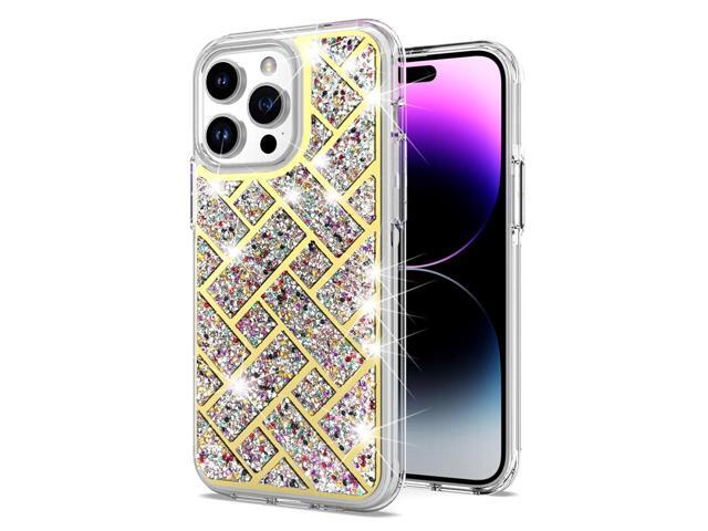 Click here for Diamond Encrusted Hybrid Case for iPhone 15 Plus -... prices