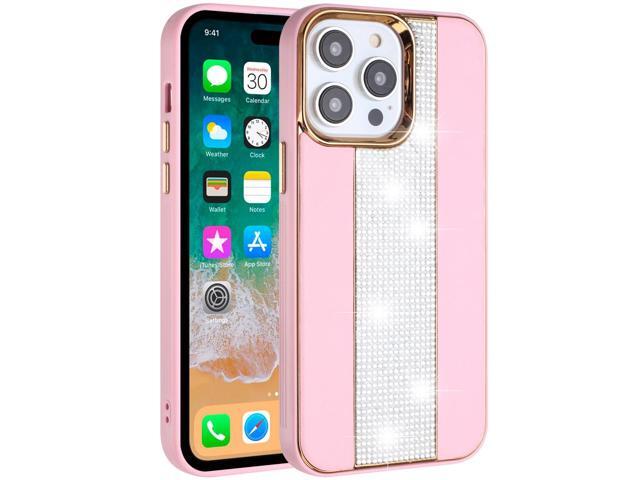 Click here for Luxury Crystal Leather Hybrid Case for iPhone 15 -... prices