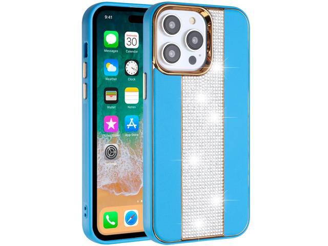 Click here for Luxury Crystal Leather Hybrid Case for iPhone 14 -... prices