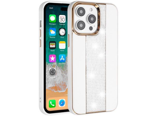 Click here for Luxury Crystal Leather Hybrid Case for iPhone 14 -... prices