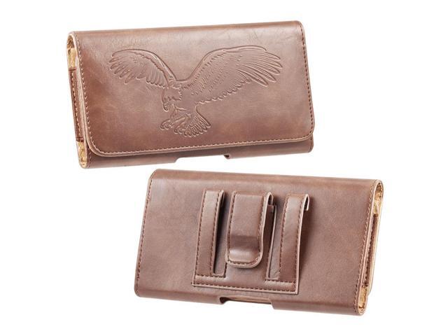 Click here for Embossed Eagle Design Premium Horizontal Leather P... prices