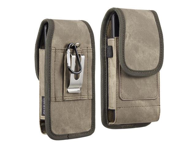 Click here for Premium Canvas Fabric Vertical Hip Pouch Phone Cas... prices