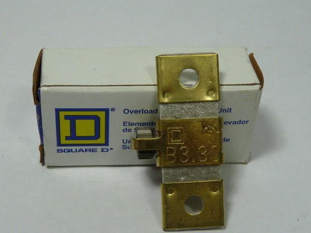 Click here for SQUARE D B3.30 Thermal Unit 2.32 to 2.94A prices