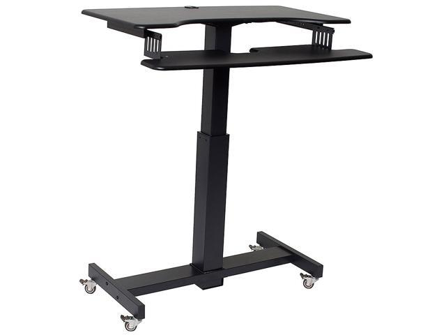 Click here for Rocelco 40 Wide Mobile Sit-to-Stand Desk (Black) prices