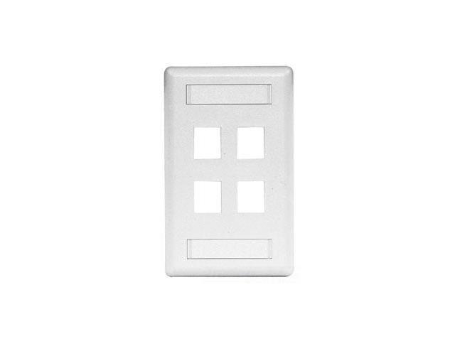 Click here for PLATE  WALL  FLUSH 1-G 4PORT WH prices