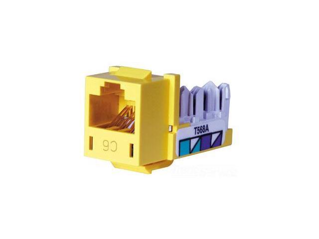 Click here for HUBBELL PREMISE WIRING HXJ6Y Jack Yellow Cat6 Rj45 prices