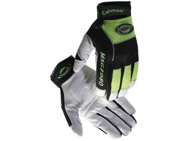 Click here for CAIMAN 2980-6 Hi-Vis Mechanics Gloves  Goat Grain... prices