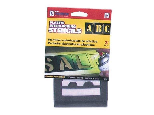 Click here for CH Hanson 3 In. Plastic Stencil Set (46 Piece) 101... prices