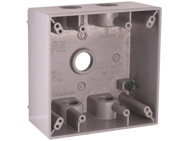 Click here for Bell 2g Gy Wp Box (5) 1/2 Out 5337-5 prices