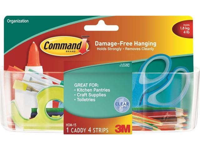 Click here for Caddy CLR (4) STRP Command L 3M Adhesive Hooks HOM... prices