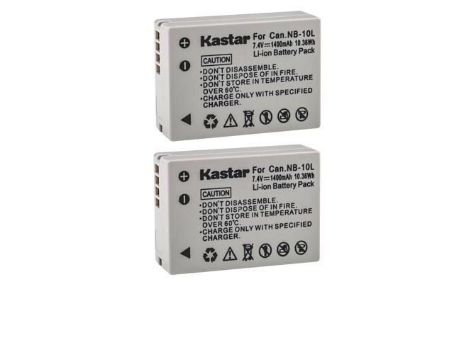 Click here for Kastar 2-Pack NB-10L Battery 7.4V 1400mAh Replacem... prices