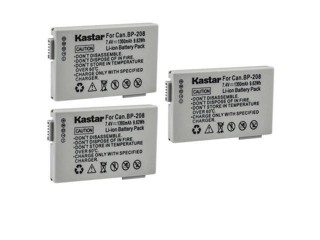 Click here for Kastar 3-Pack Battery Replacement for Canon BP-208... prices