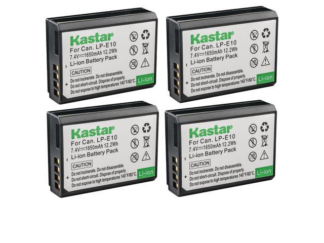 Click here for Kastar 4-Pack LP-E10 Battery 7.4V 1650mAh Replacem... prices