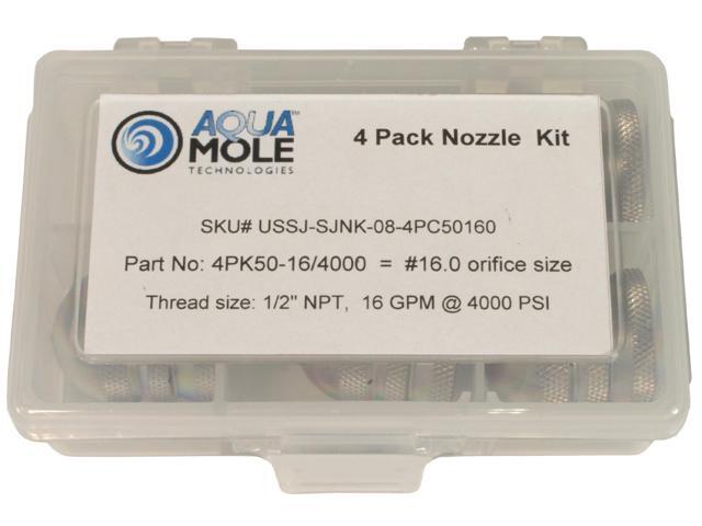 Click here for Aqua Mole Four Pack 1/2in. NPT Button Nose Sewer J... prices