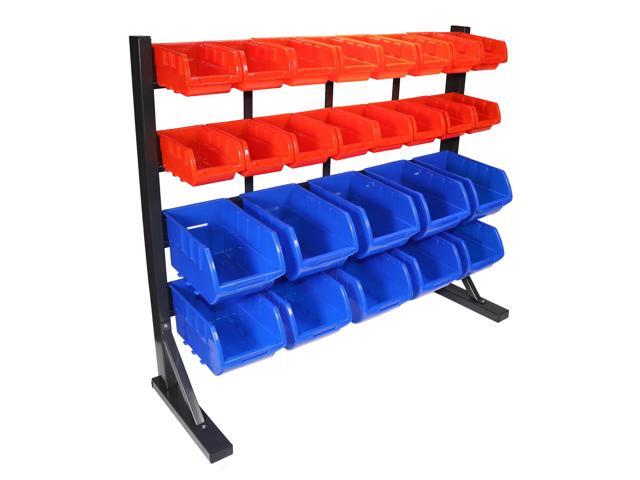 Click here for Erie Tools 4-Tier 26 Bin Steel Parts Storage Rack... prices