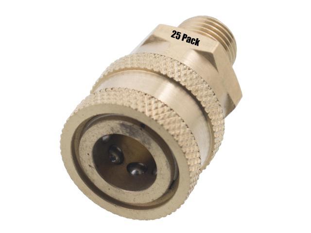 Click here for 25 Erie Tools 1/4in. MPT Male Brass Socket Quick C... prices