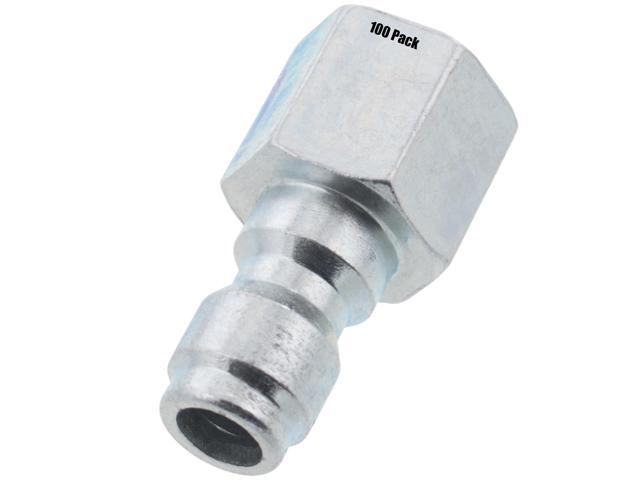 Click here for 100 Erie Tools 1/4in. FPT Female Zinc Plated Steel... prices