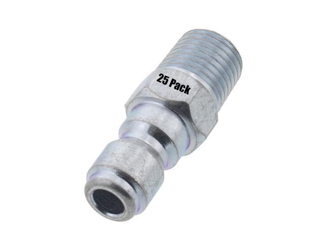 Click here for 25 Erie Tools 1/4in. MPT Male Zinc Plated Steel Pl... prices