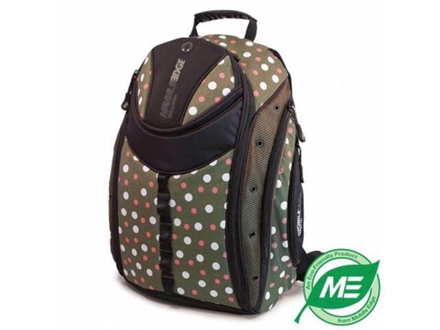 Click here for Mobile Edge MEBPE9D ECO Backpack Green with Dots prices