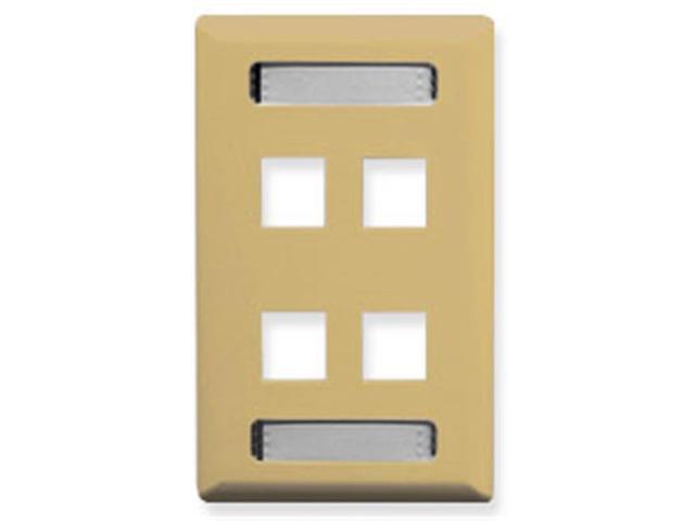 Click here for FACEPLATE  ID  1-GANG  4-PORT  IVORY prices