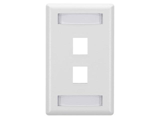 Click here for KEYSTONE WALLPLATE SINGLE-GANG 2PT WH prices