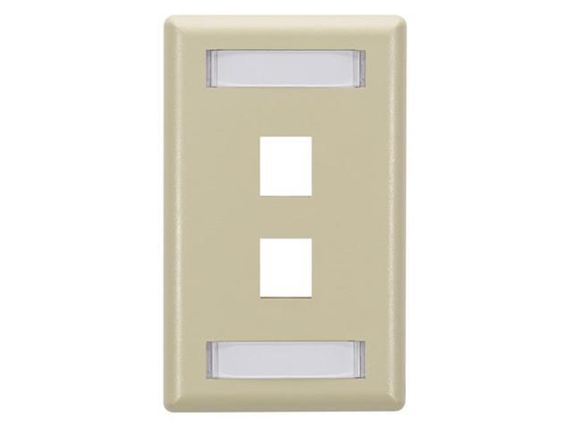 Click here for Black Box GigaStation2 2 Socket Network Faceplate prices