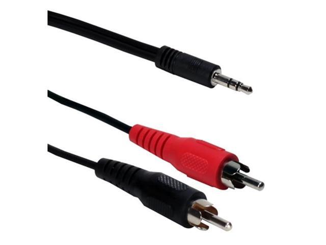 Click here for QVS CC399-06 6 ft.  3.5 mm. Mini-Stereo Male to Du... prices