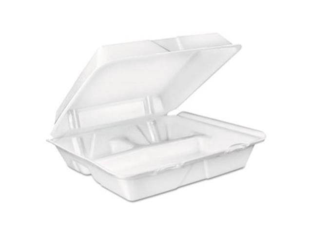 Click here for DART Large Foam Carryout Food Container 3-Compartm... prices