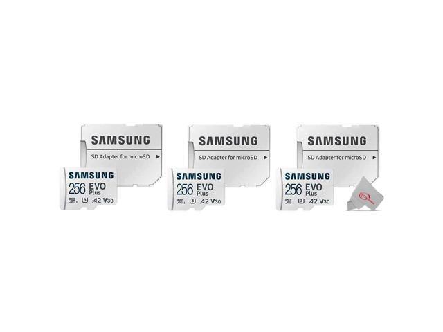 Click here for 3x Samsung EVO Plus MicroSD 256GB  130MBs Memory C... prices