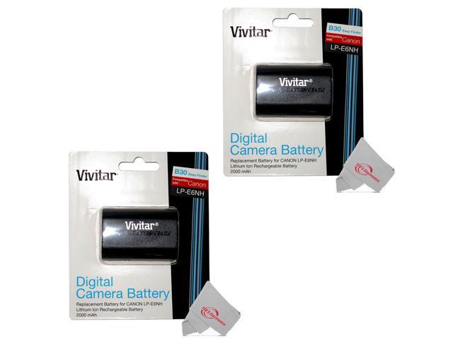 Click here for 2x Vivitar CBE6NH Canon LP-E6NH Replacement Batter... prices