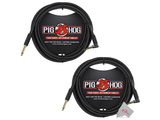 Click here for Pig Hog Black Woven Tour Grade Instrument Cable 1/... prices